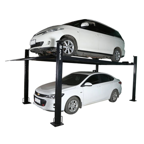 APlusLift 8000LB 4-Post Portable Parking Storage Service Car Lift - HW ...